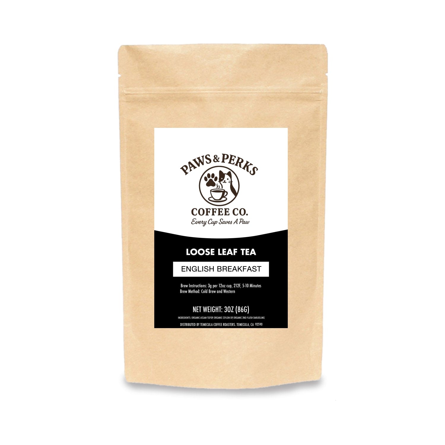 English Breakfast – Paws & Perks Coffee Co.